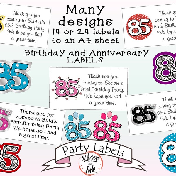 85th Birthday Color - Etsy