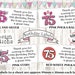 75th Birthday Labels Personalised Party Stickers Black and - Etsy