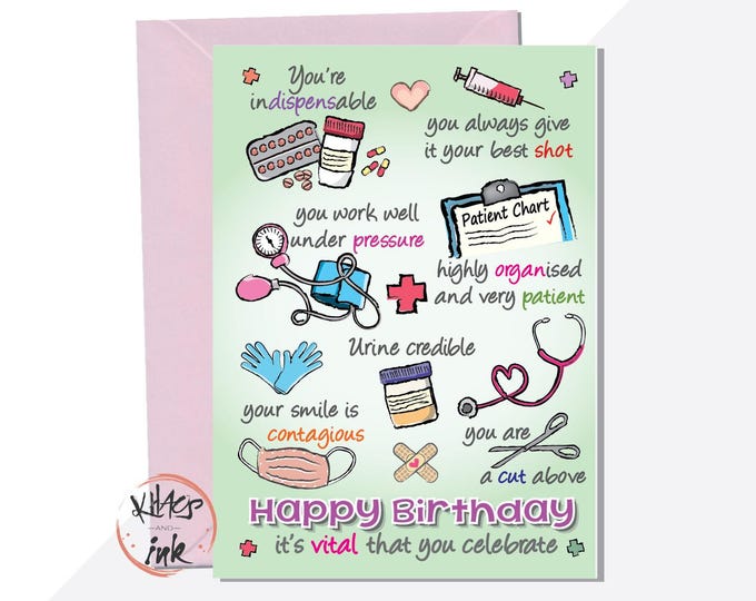 Let's Get Littmann - Birthday Card, Card for Doctor, Nurse ...