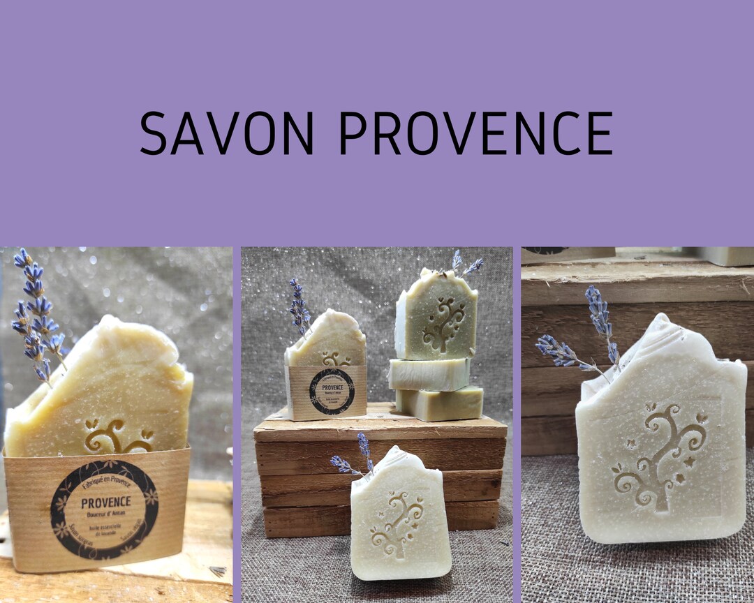 Provence Cold Saponified Soap With Dried Flowers, Lavender Essential ...