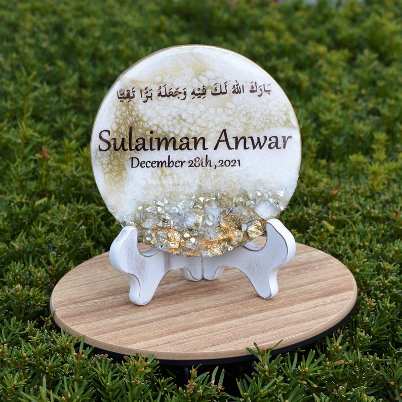 Custom Name Plate and Stand Set Resin Art - Etsy