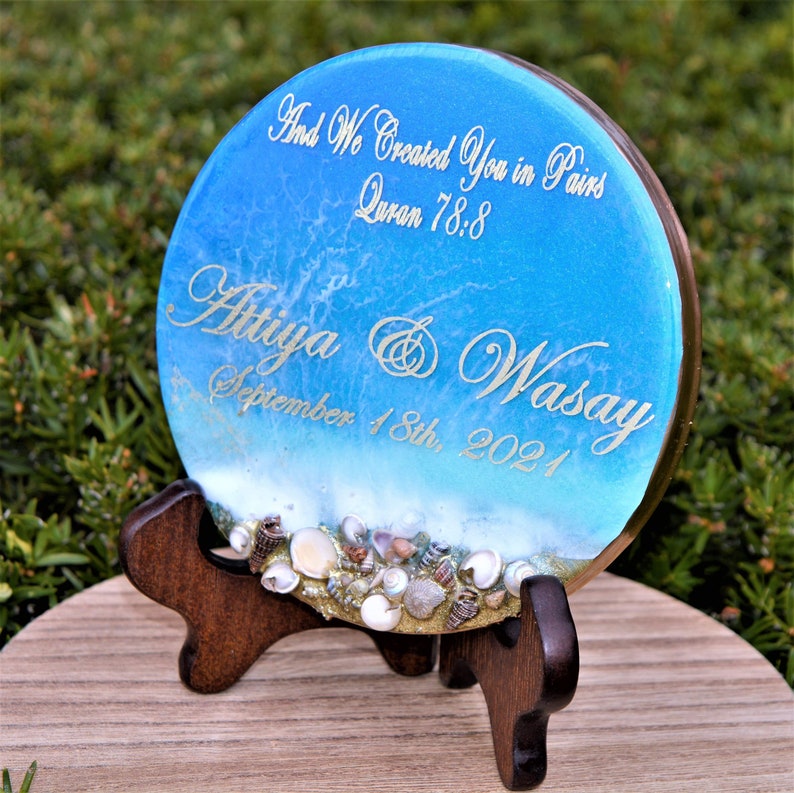 Custom Name Plate and Stand Set Resin Art - Etsy