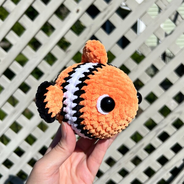 Crochet Nemo - Etsy