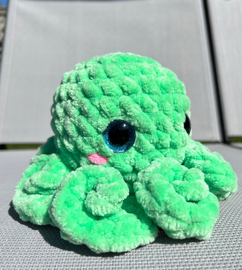Octopus Plushie, Stuffed Animal, Plush Toy, Crochet Stuffy, Crochet ...