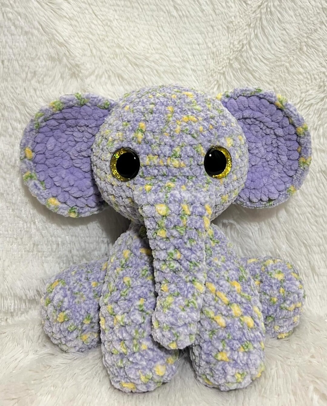 Elephant Plushie, Stuffed Animal, Plush Toy, Crochet Stuffy, Crochet ...