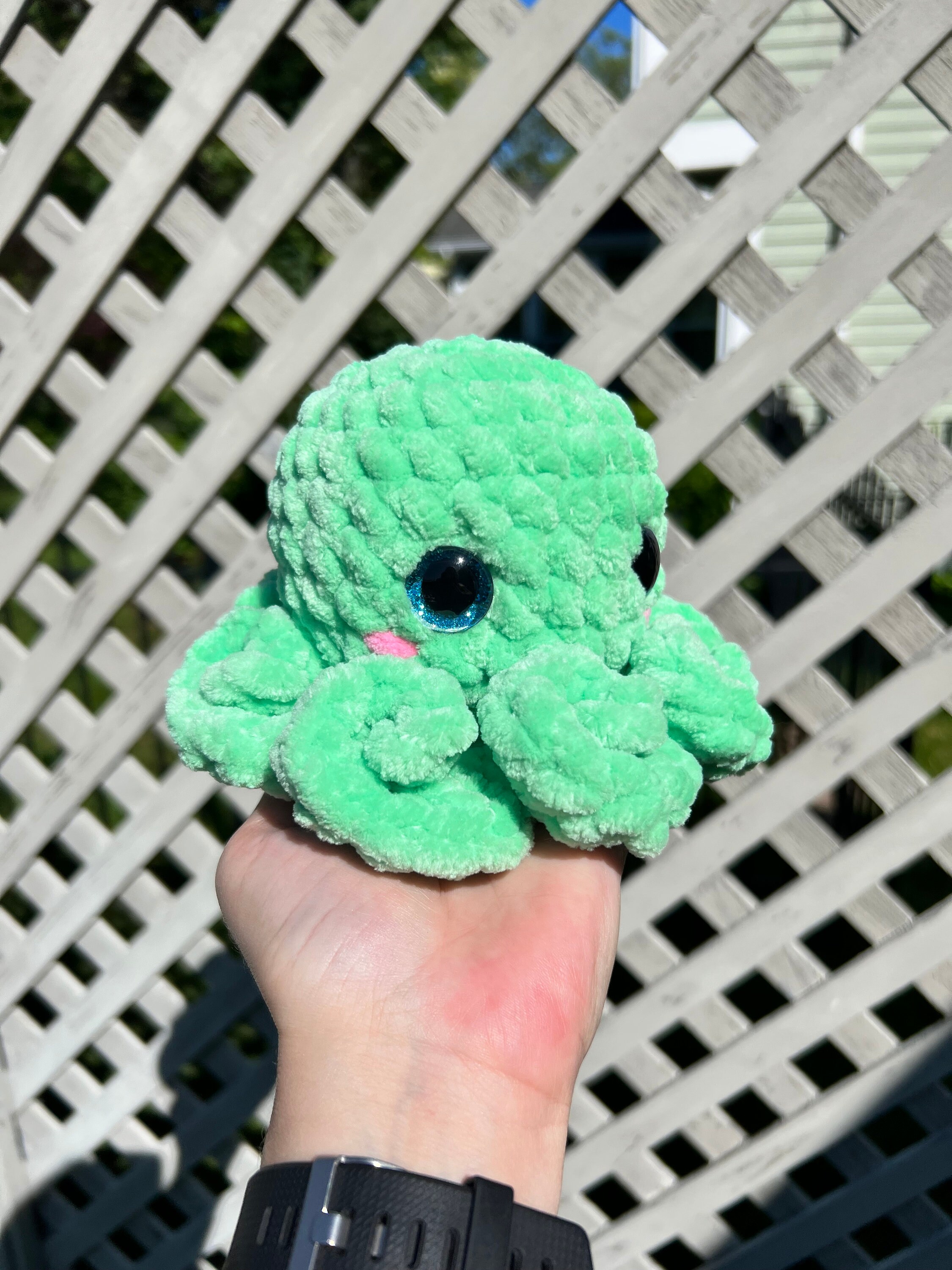 Octopus Plushie, Stuffed Animal, Plush Toy, Crochet Stuffy, Crochet ...