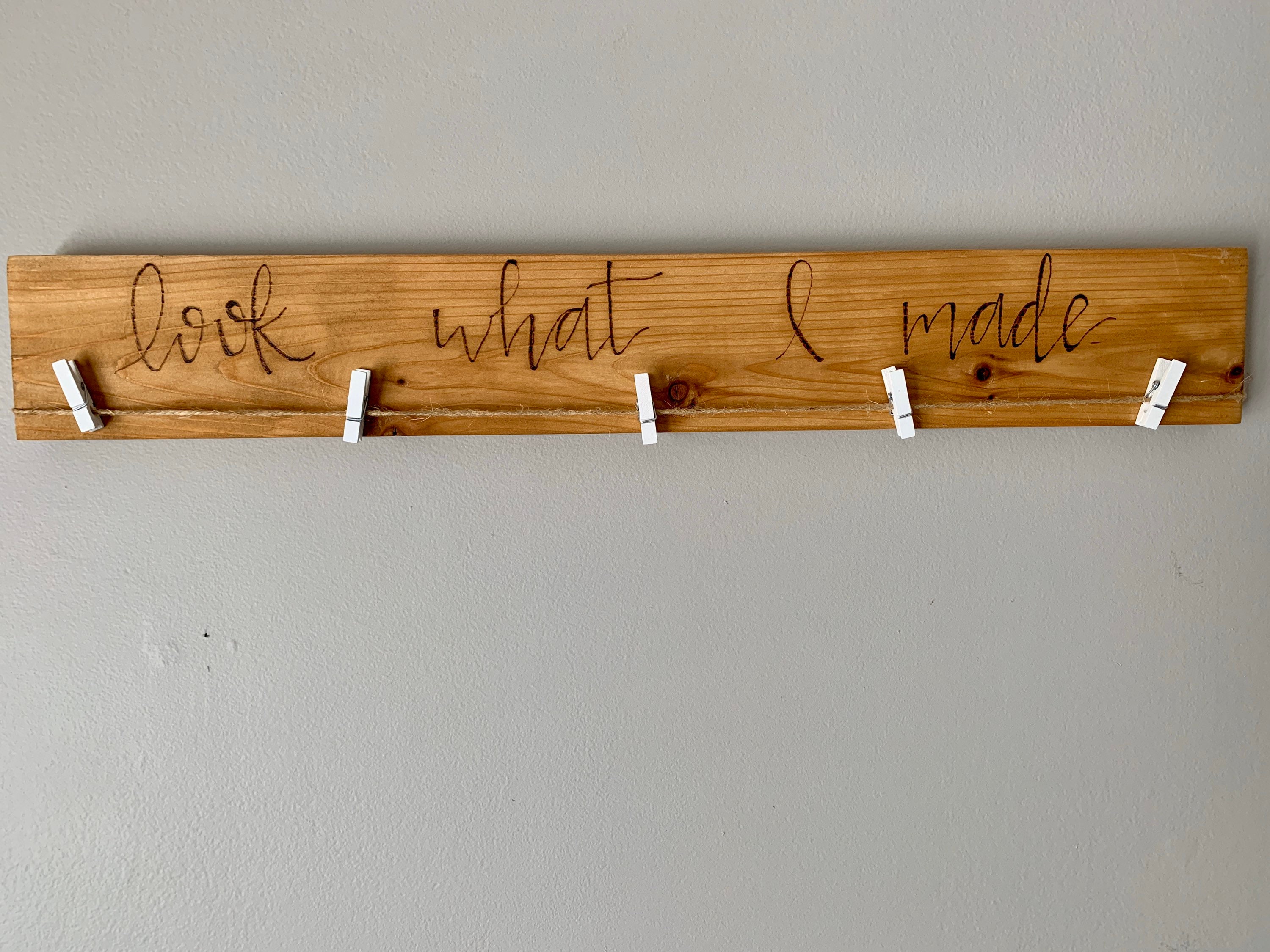 Look What I Made Sign - Etsy