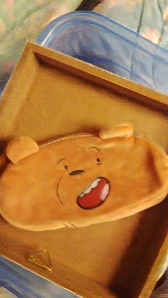 We Bare Bears Grizz Miniso Soft Pencil Case | Etsy