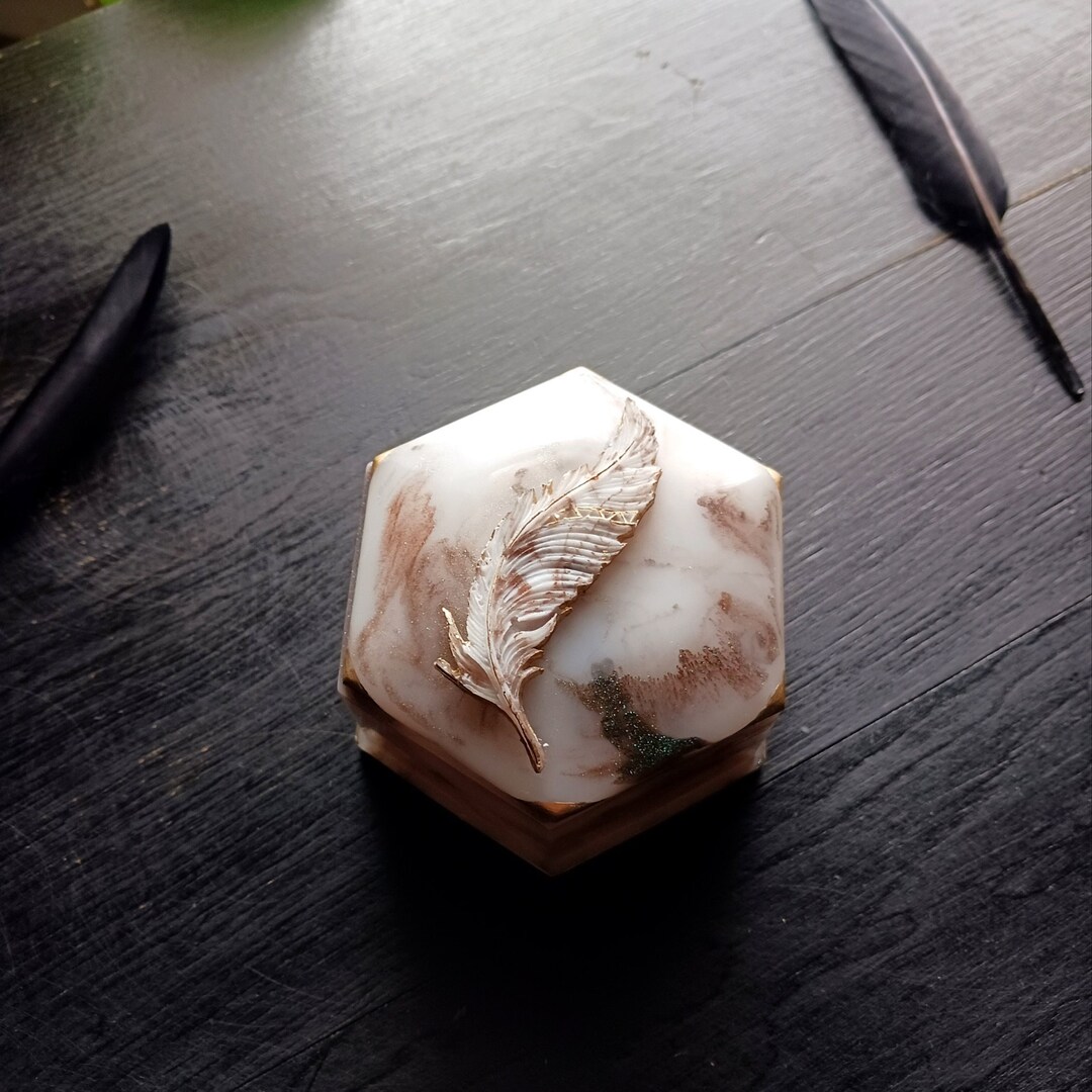 Crystal Grid Box, Selenite Crystal Grid, Charging Plate, Jewelry Box ...