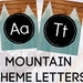 Mountain Theme Alphabet Banner for Classroom - Etsy
