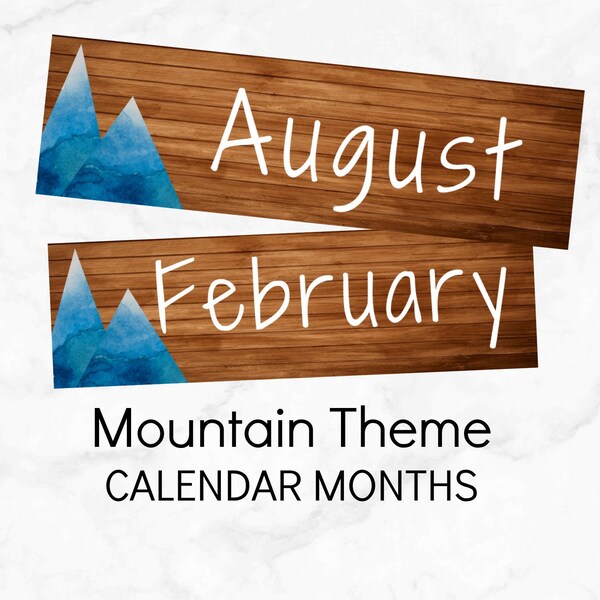 Mountain Theme for the Classroom - Etsy