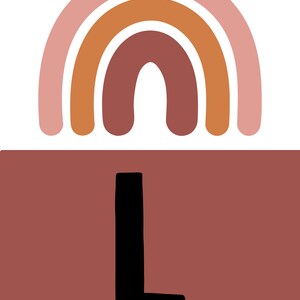 BOHO RAINBOW Alphabet Banner for Classroom - Etsy