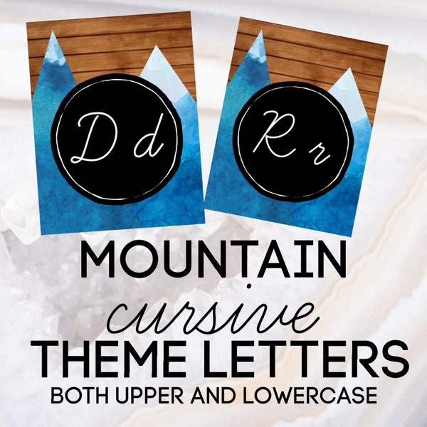 Mountain Theme - Etsy