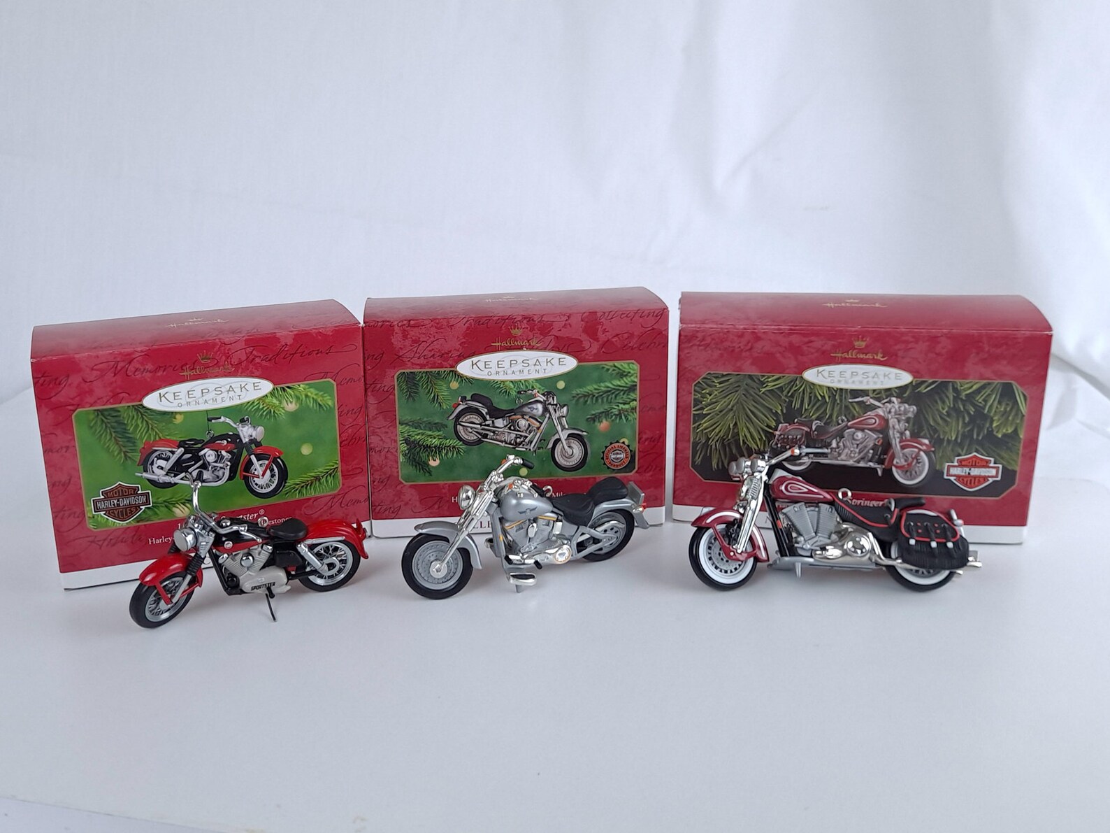 Vintage Harley Davidson Motorcycle Milestones, Hallmark Keepsake ...