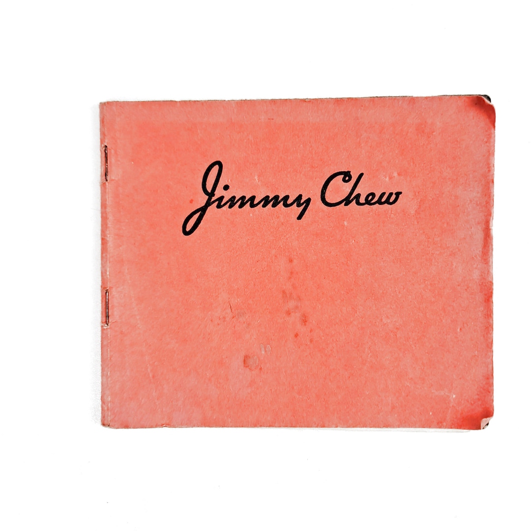 1940 Jimmy Chew Storybook for Children's Dental Health - Etsy