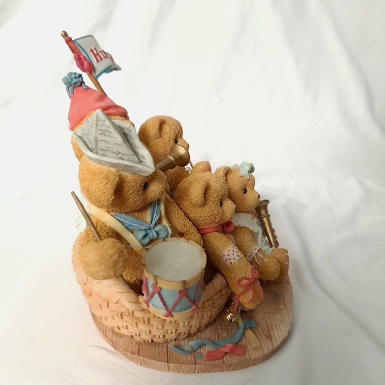 Cherished Teddies 5th Anniversary Figurine 205354 From 1996 - Etsy