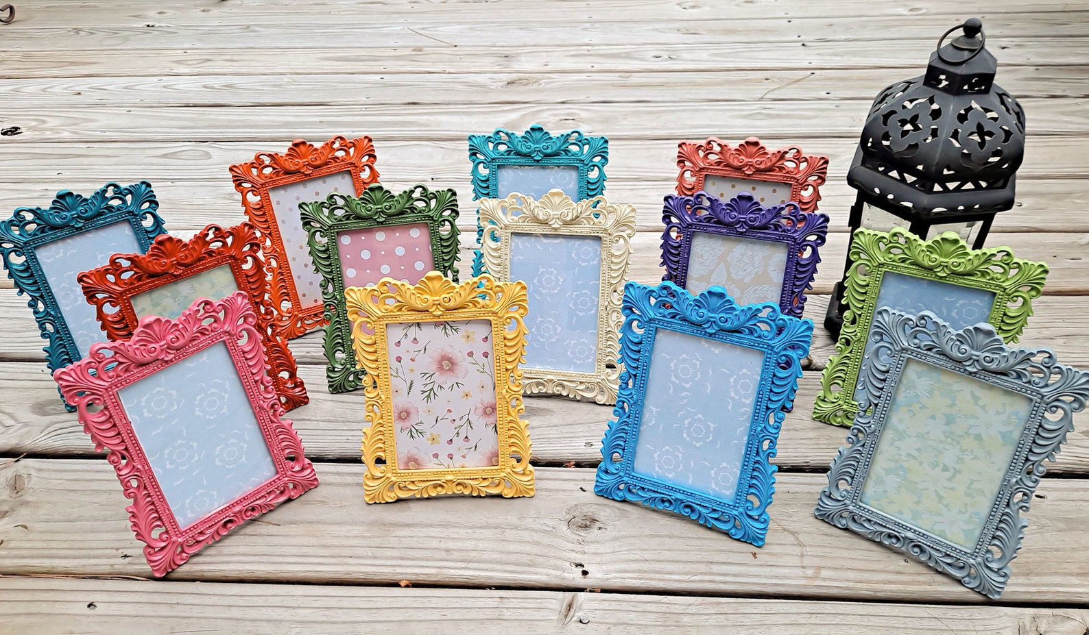4x6 Picture Frames 4x6 Frame Fun Bright Colorful 4x6 Photo - Etsy