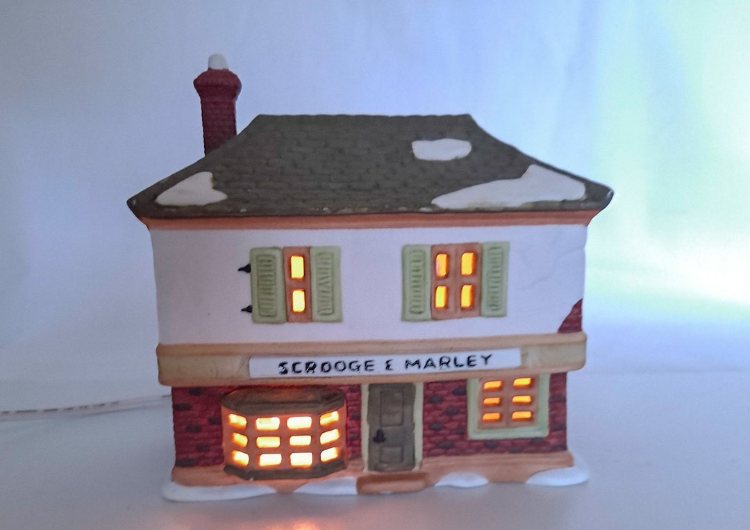 Dept 56 Scrooge and Marley's Counting House 65005 Shops of Dickens ...