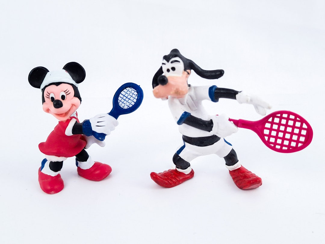 Vintage Mcdonalds Happy Meal Toys Playing Tennis, Disney Minnie Mouse ...