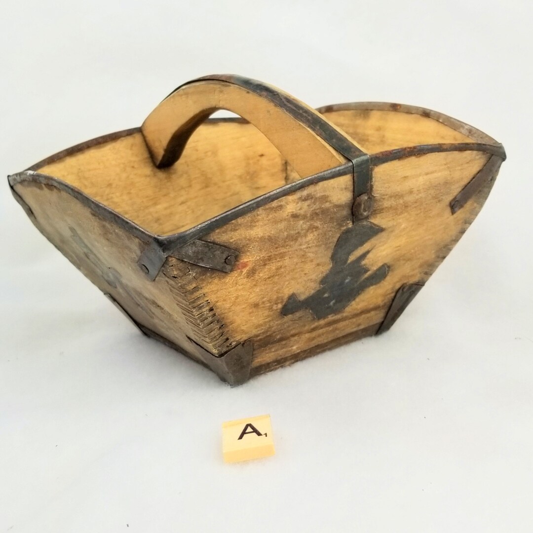 Antique Wood Rice Basket, Antique Rice Dou, Rice Scoop - Etsy