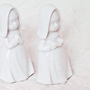 Napcoware Pair of Nuns, Singing Nun and Praying Nun, Miniature Sisters ...