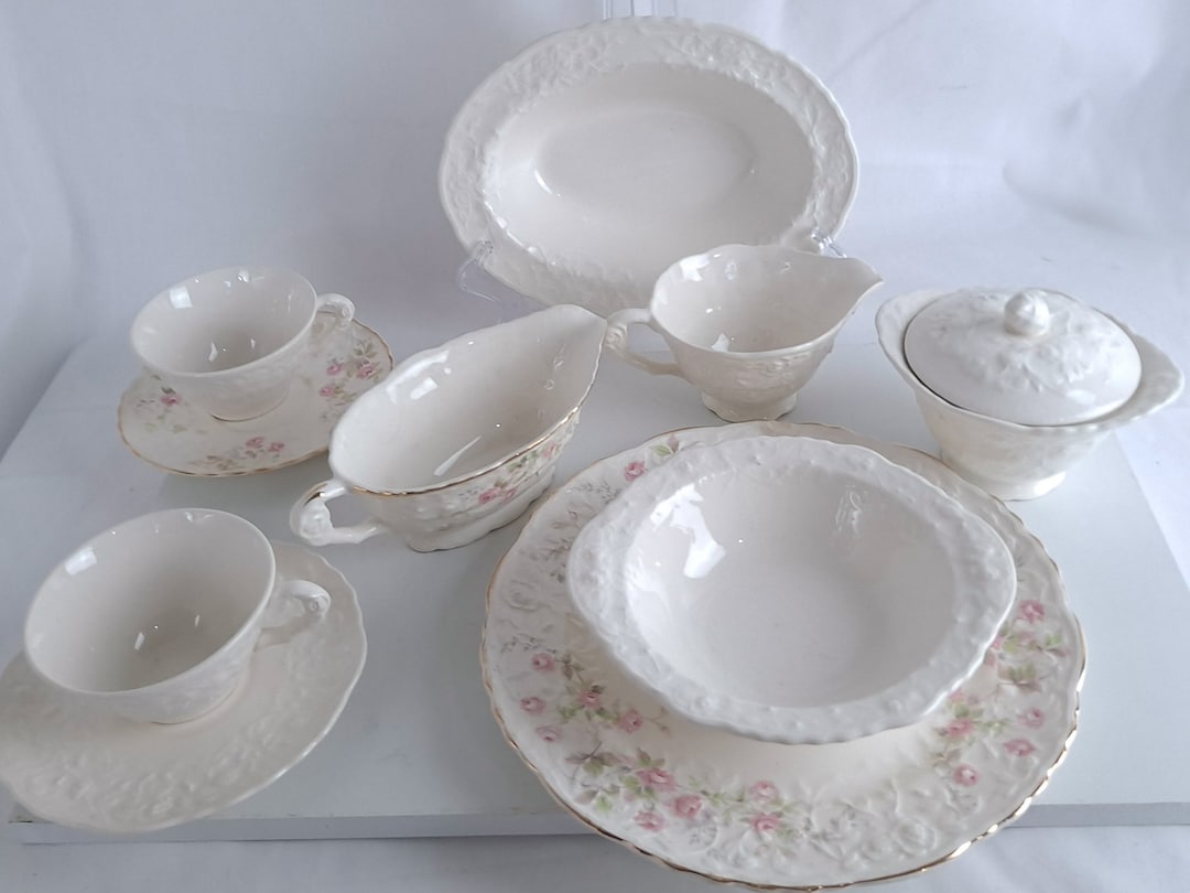 Vintage Antique Pope Gosser China of Ohio Rose Point 42 Pattern ...