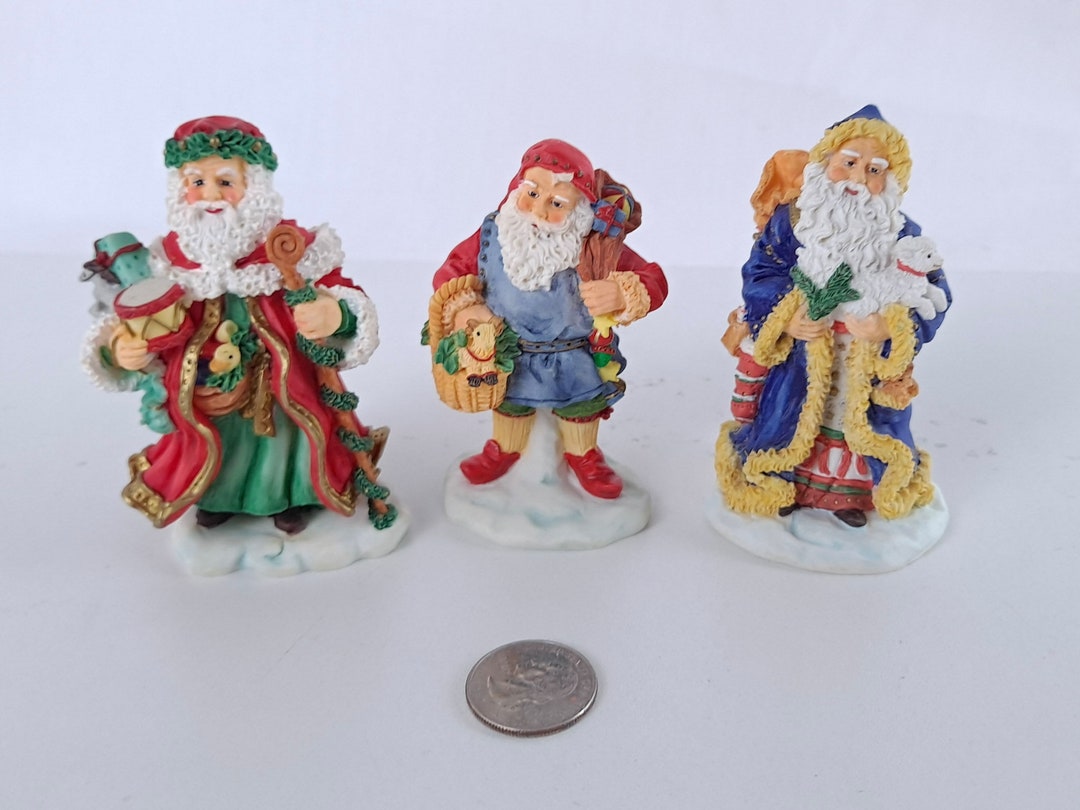 Vintage Old World Santa Porcelain Figurine by Bronson Collectibles ...
