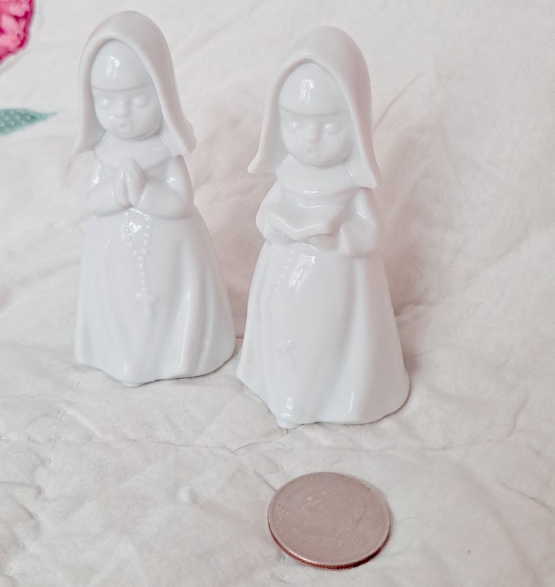 Napcoware Pair of Nuns Singing Nun and Praying Nun Miniature - Etsy