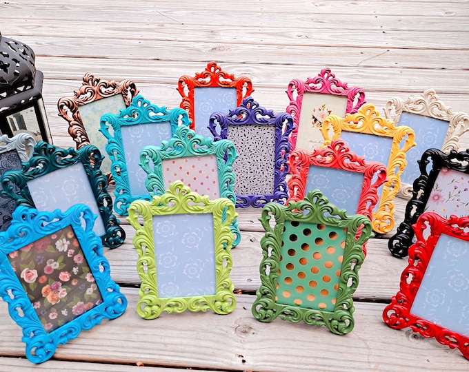4x6 Picture Frames 4x6 Frame, Fun, Bright, Colorful 4x6 Photo Frames ...