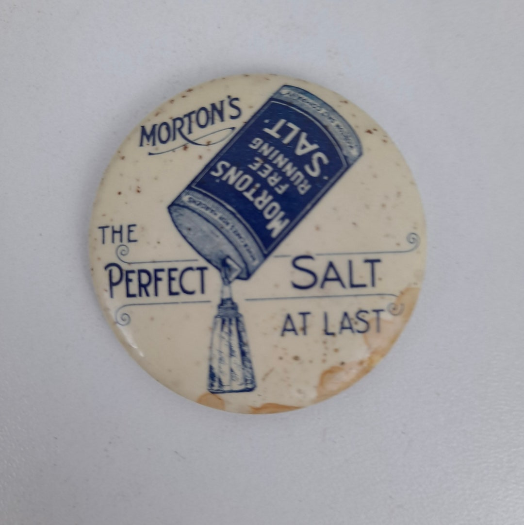 Vintage Morton's Free Flowing Salt Pocket Mirror - Etsy