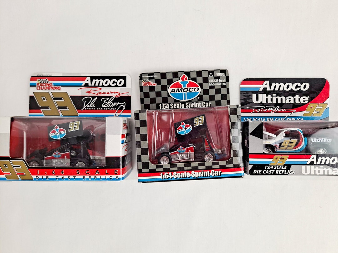 Dave Blaney #93 Amoco Racing Sprint Car Vintage NASCAR Diecast Car 1:64 ...