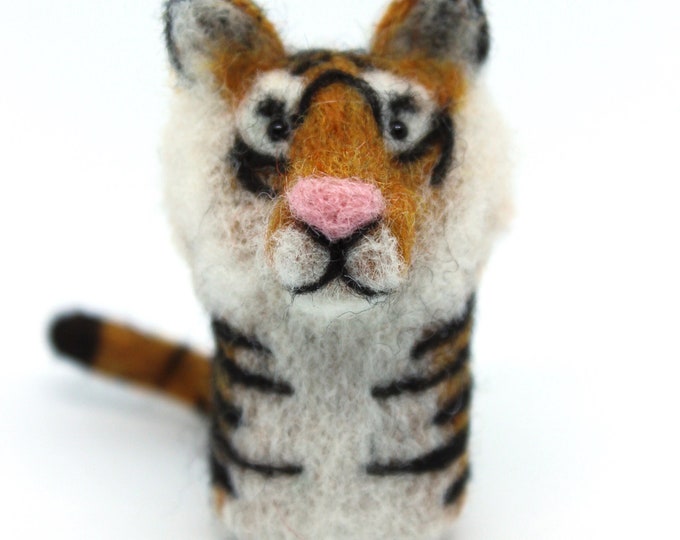 Tiger; Handmade Needle Felted Wool Tiger - Etsy