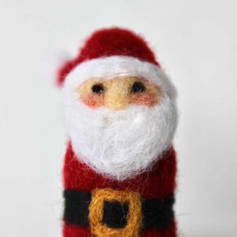 Needle Felted Santa - Etsy