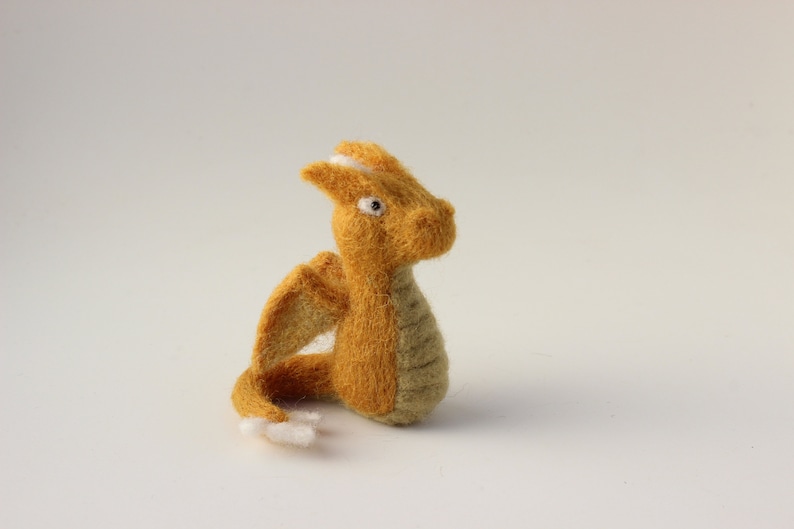 Dragon Needle Felted Wool Dragon Choose Your Color Handmade | Etsy