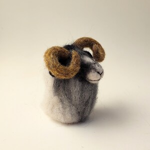 Ram, Handmade Needle Felted Wool Ram, Wool Ram, Male Sheep - Etsy