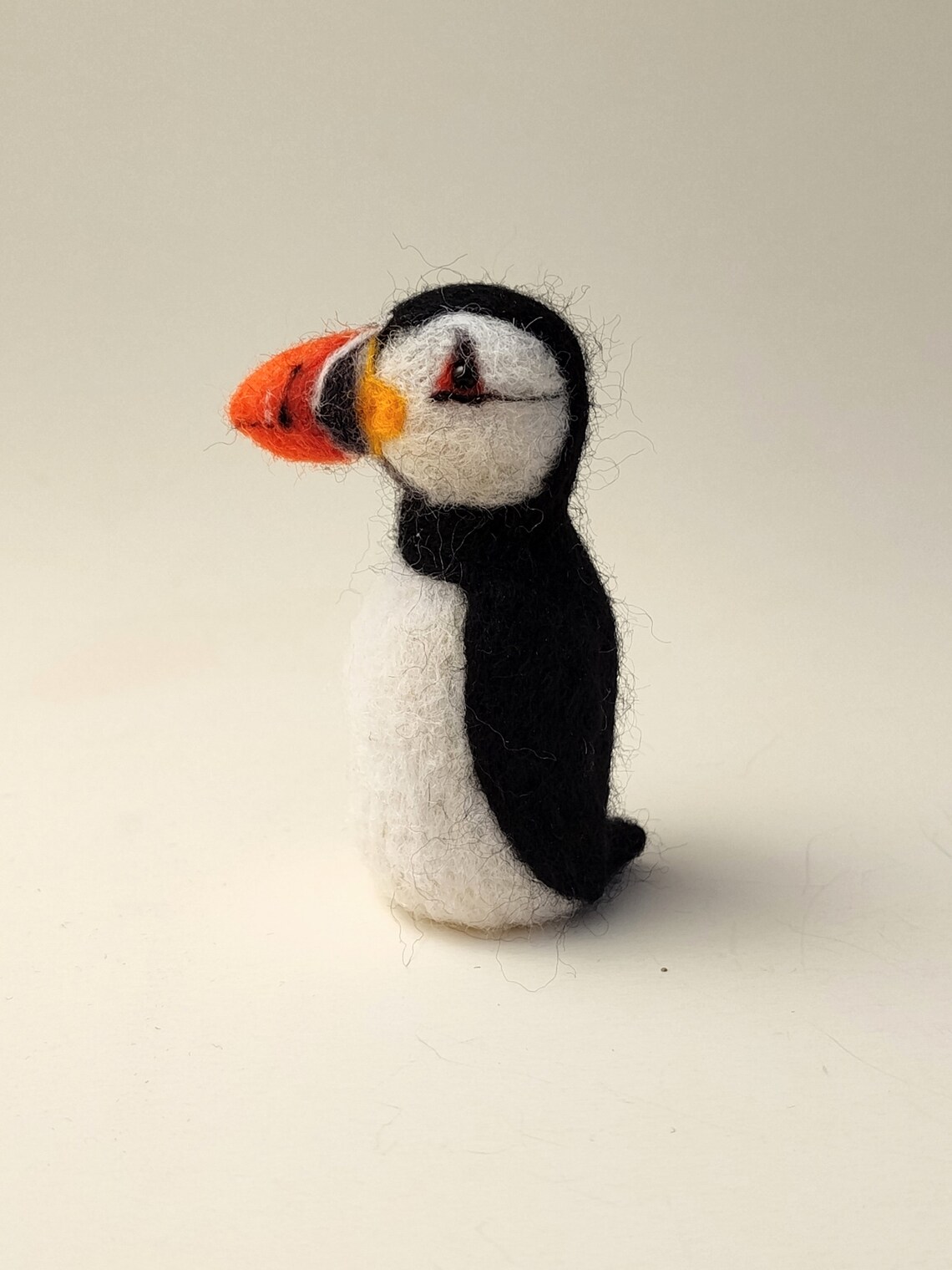 Puffin, Handmade Needle Felted Puffin, Wool Bird - Etsy