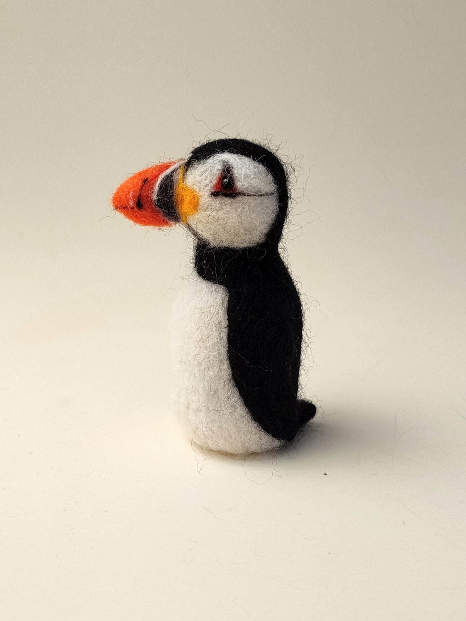 Puffin, Handmade Needle Felted Puffin, Wool Bird - Etsy