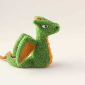 Dragon; Needle Felted Wool Dragon; Choose Your Color Handmade Wool Dragon - Etsy