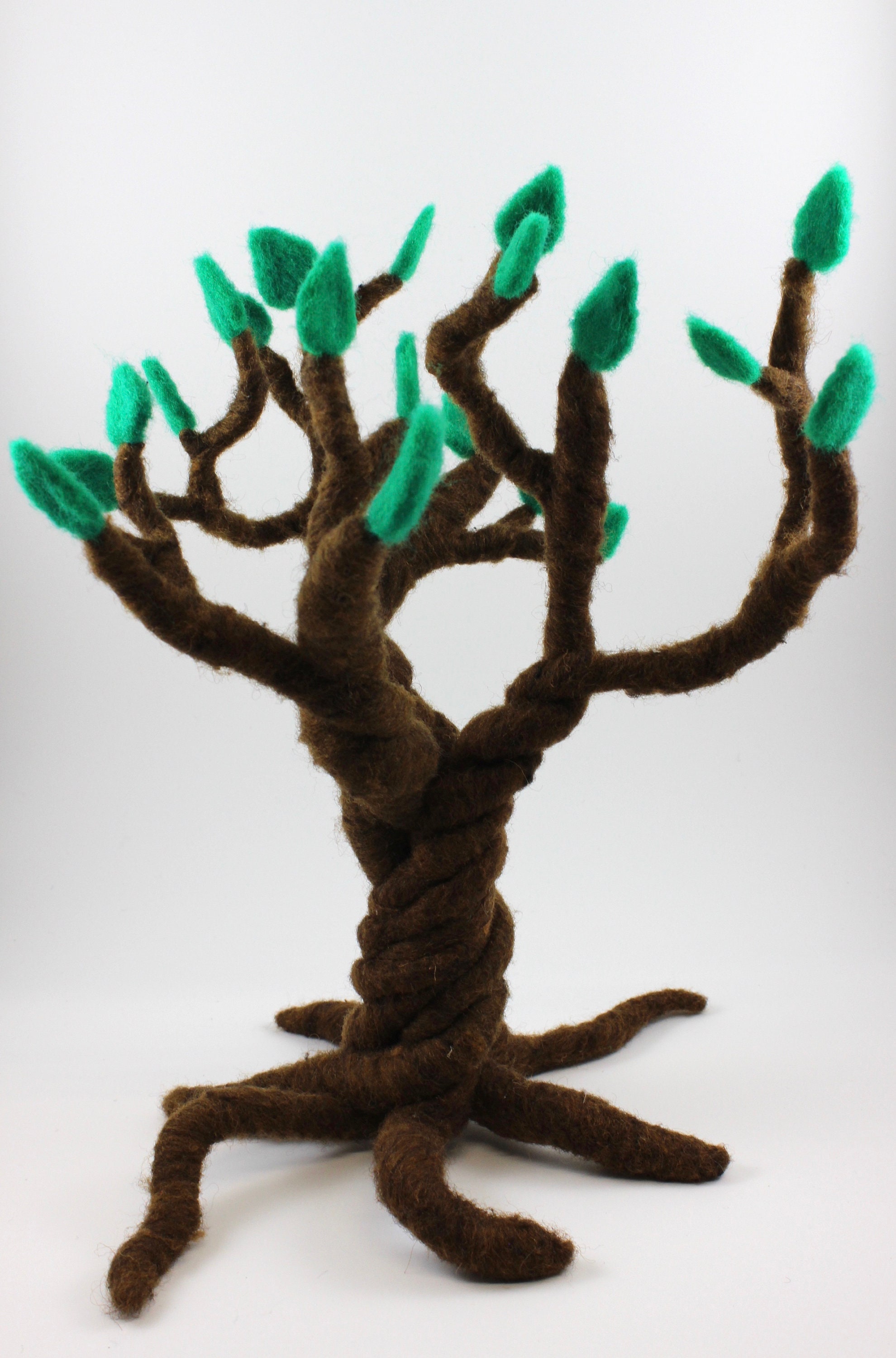 Tree Needle Felted Tree Handmade Wool Tree | Etsy