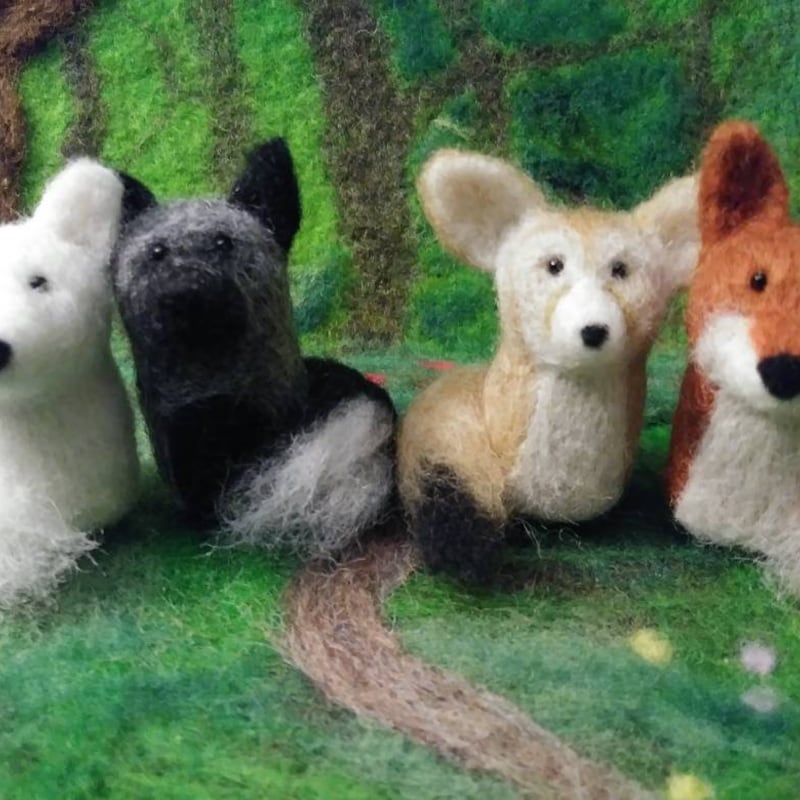 Felt Fox - Etsy