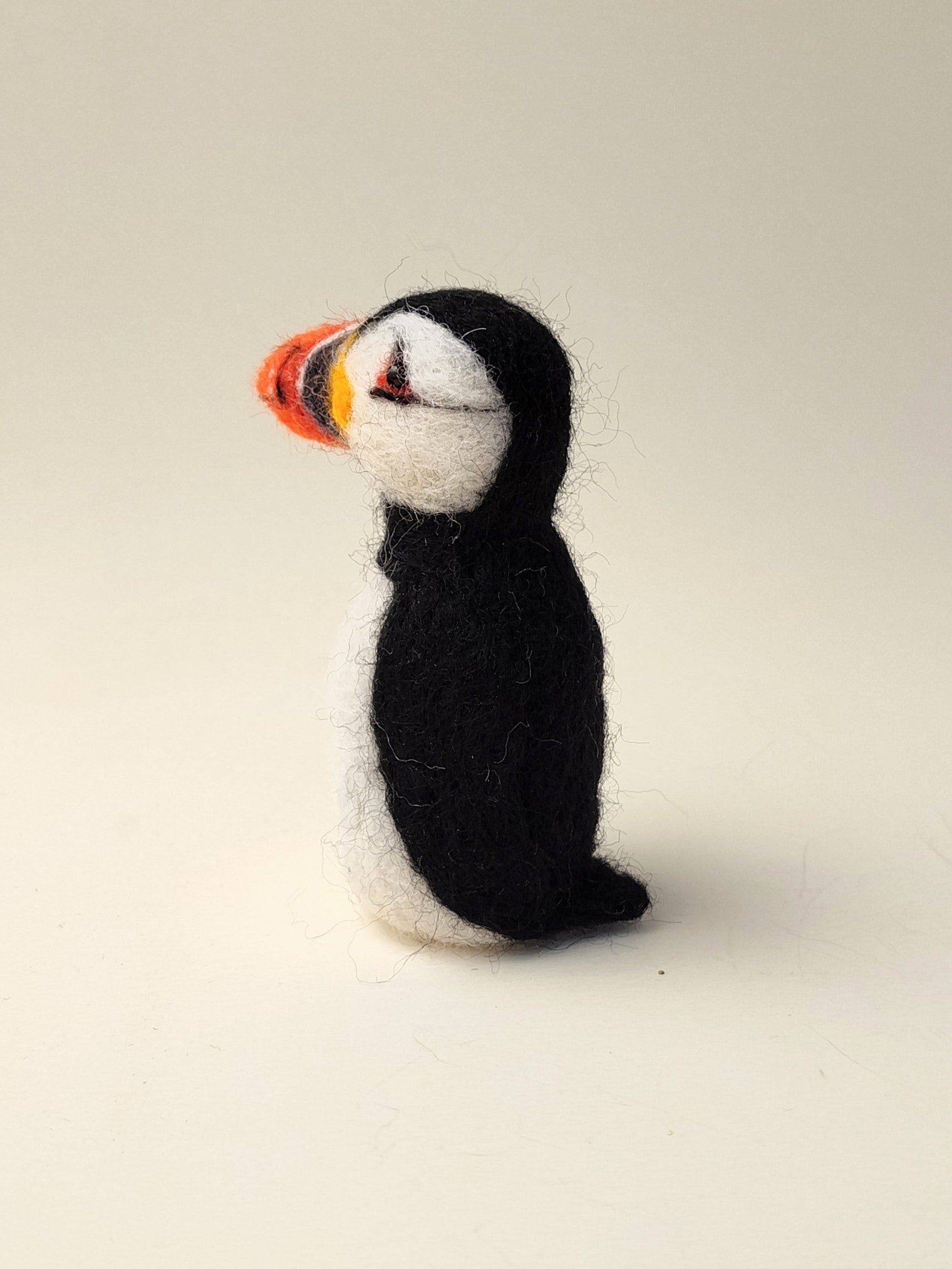 Puffin, Handmade Needle Felted Puffin, Wool Bird - Etsy