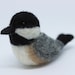 Black-capped Chickadee; Felted Bird; Handmade Bird; Felted Chickadee ...