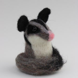 Sugar Glider; Handmade Needle Felted Wool Sugar Glider - Etsy