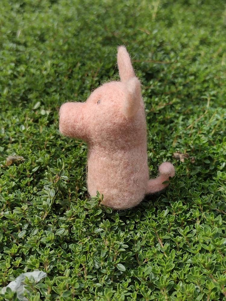 Pig; Handmade Needle Felted Pig - Etsy