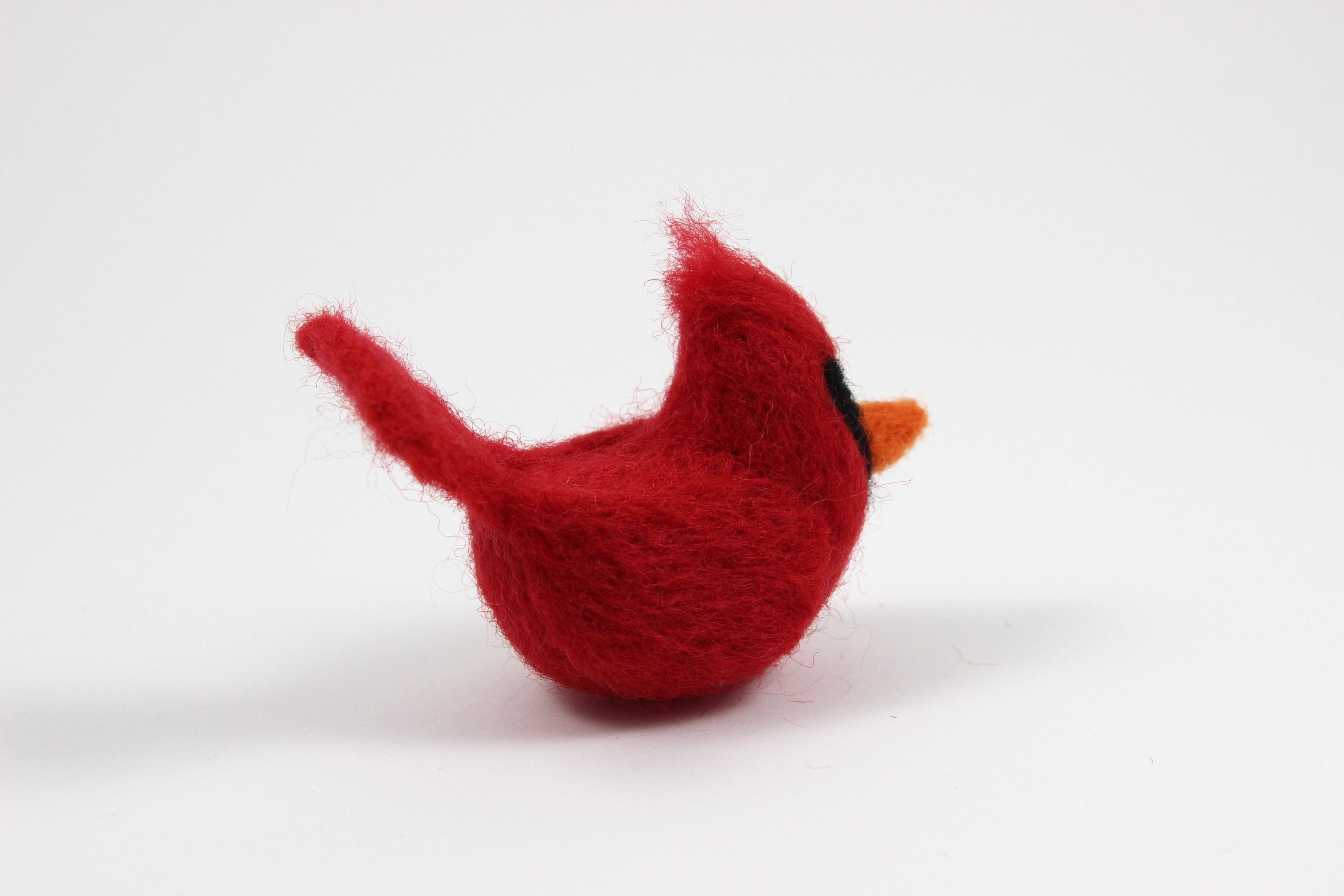 Felted Cardinal Handmade Needle Felted Cardinal Bird | Etsy