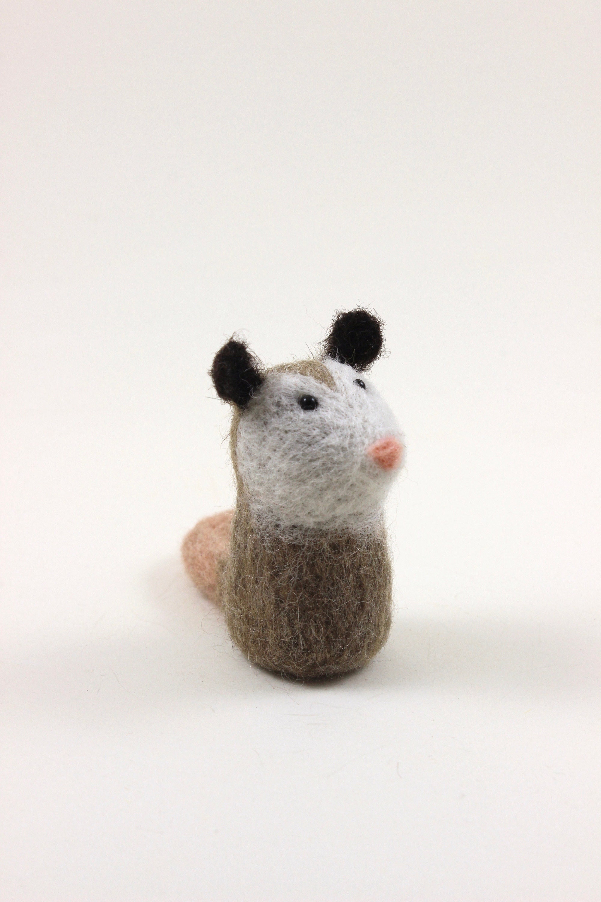 Opossum Handmade Needle Felted Opossum Woodland Opossum | Etsy