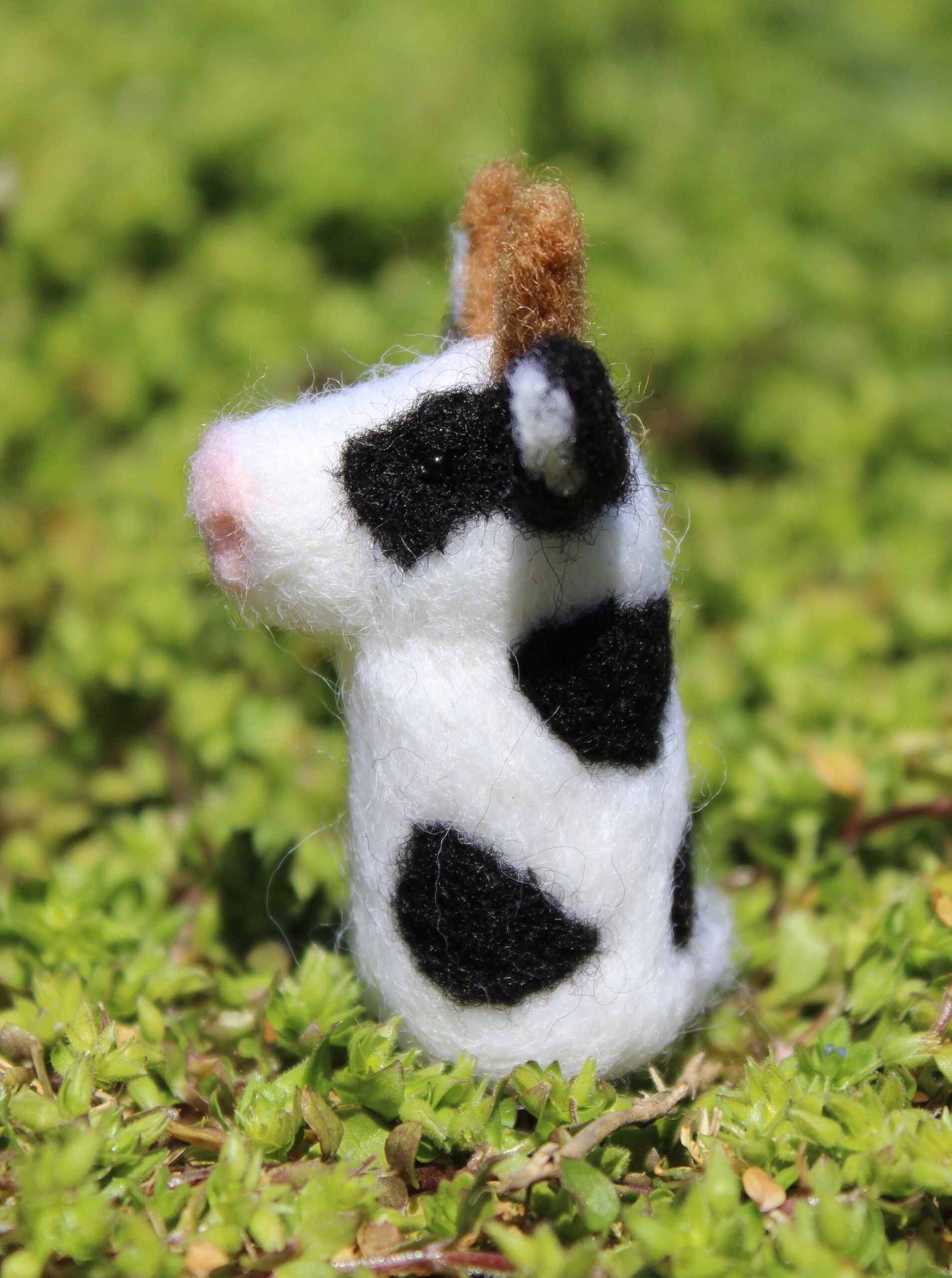 Cow Handmade Needle Felted Cow Needle Felted Dairy Cow Farm - Etsy