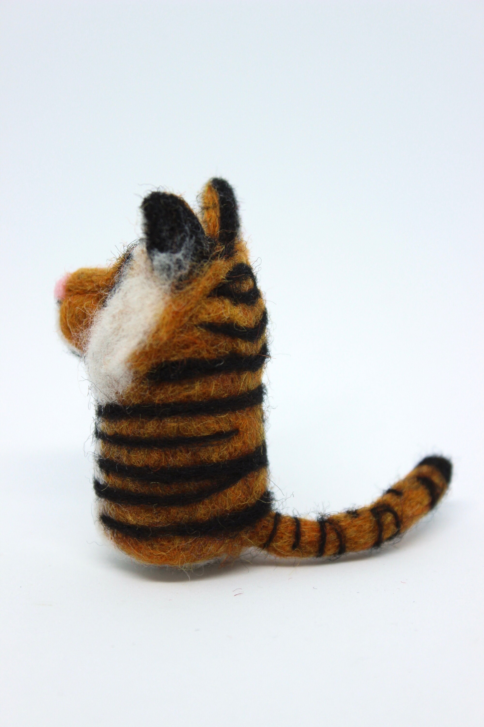 Tiger Handmade Needle Felted Wool Tiger - Etsy