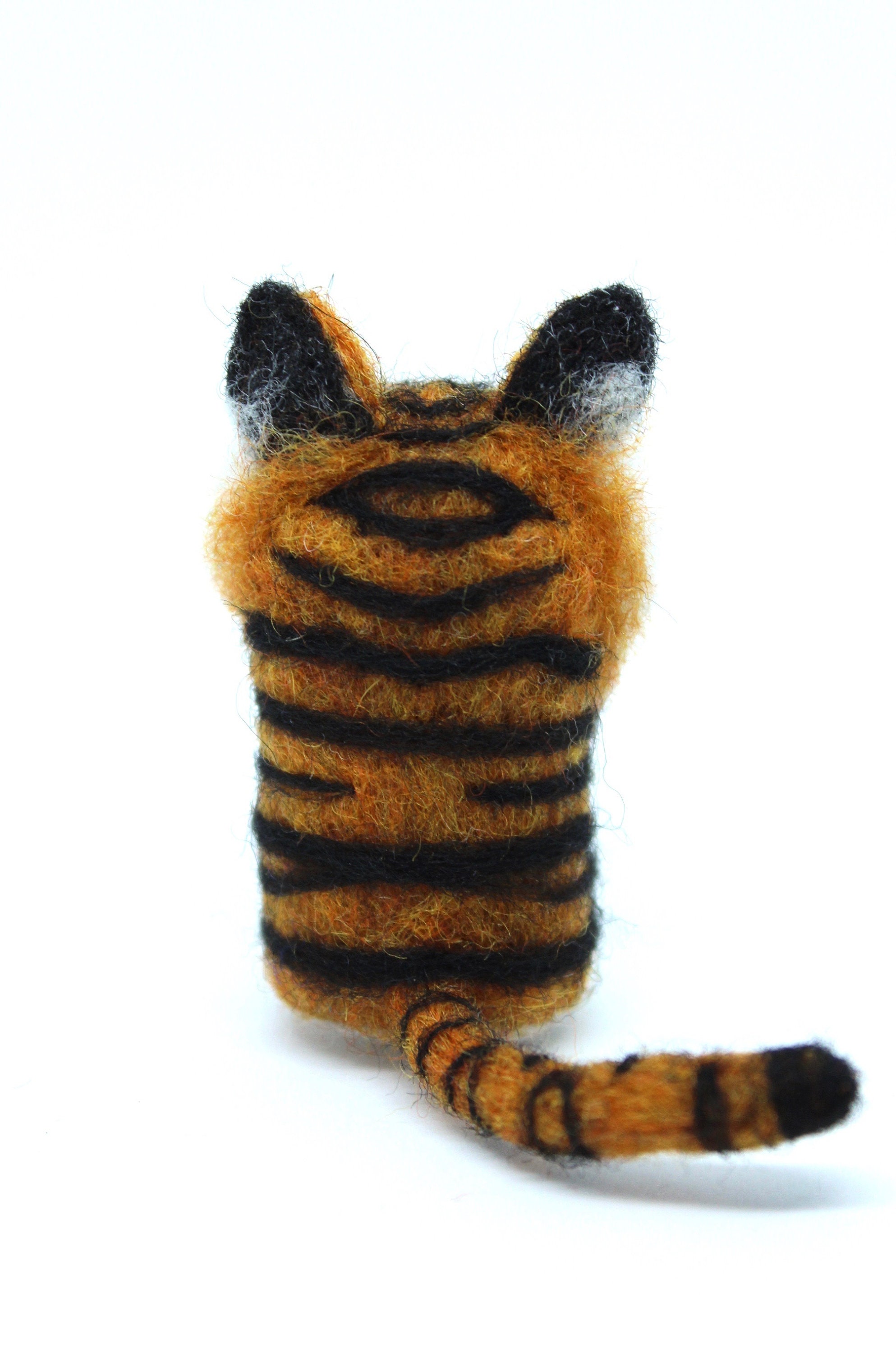 Tiger Handmade Needle Felted Wool Tiger - Etsy