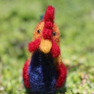 Rooster; Felted Chicken; Handmade Needle Felted Rooster - Etsy